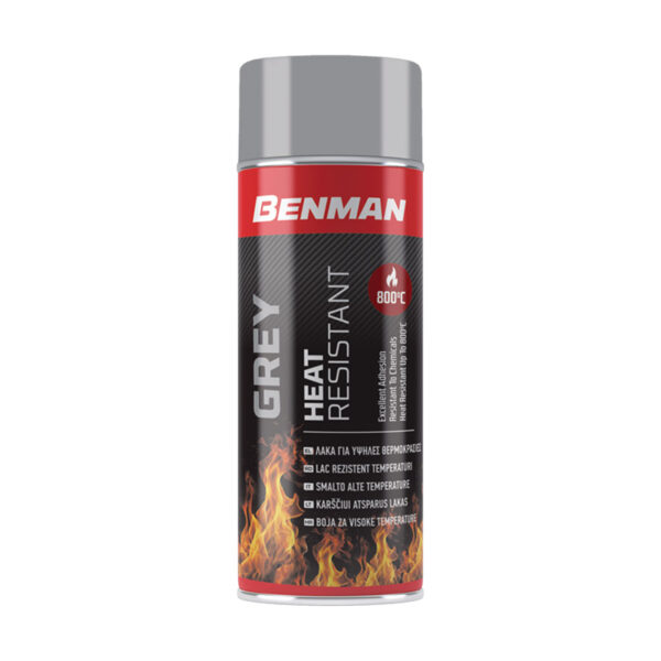 BENMAN ΣΠΡΕΙ ΧΡΩΜΑ ΜΑΥΡΟ ΠΥΡΑΝΤΟΧΟ 800°C - ROUSSAKIS SUPPLIES