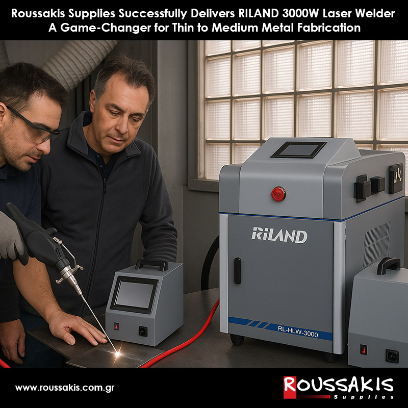 Roussakis Supplies Successfully Delivers RILAND 3000W Laser Welder – A ...